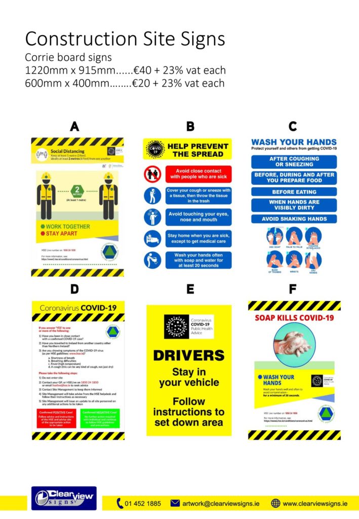Construction-Site-Signs - Clearview Signs Dublin
